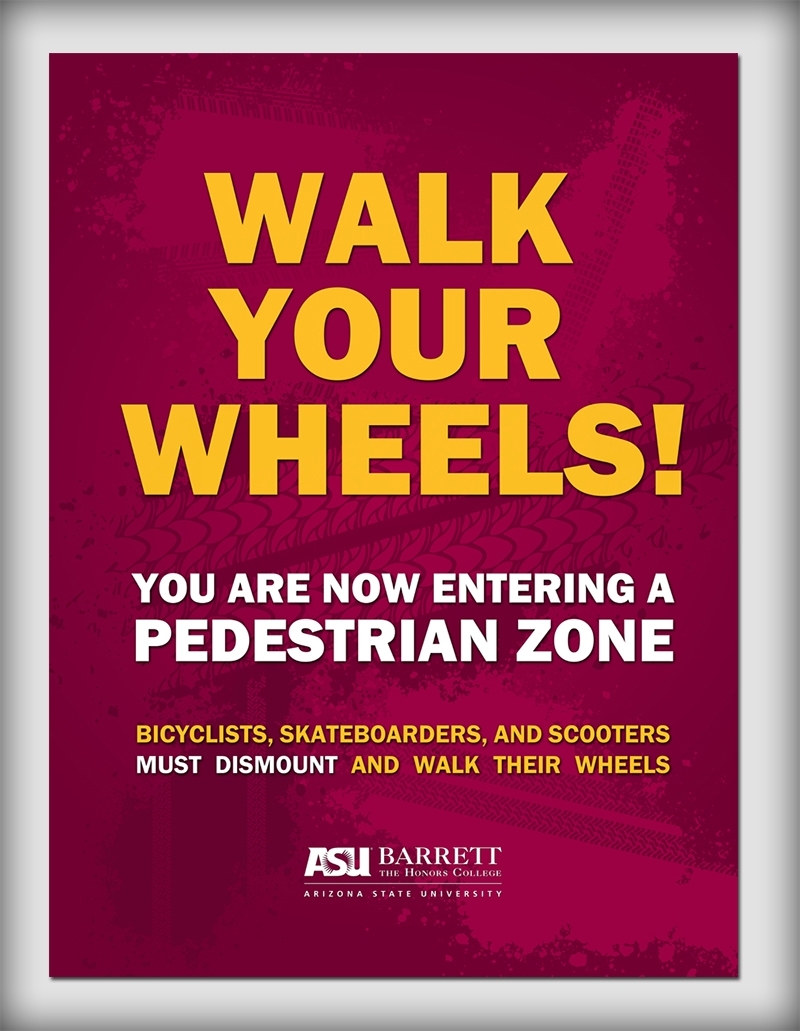 Angela Gunder | Walk Your Wheels Poster